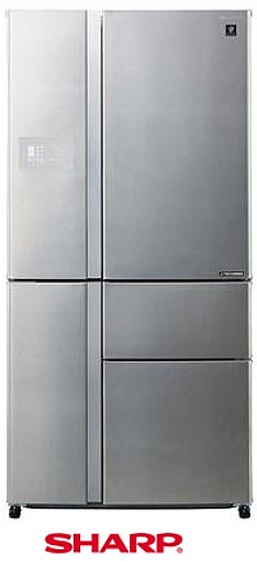 מקרר 5 דלתות בנפח 661 ליטר בגימור נירוסטה תוצרת SHARP דגם SJR9630IN | מקררים